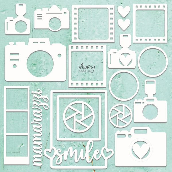 Grand chipboard, Mintay chippies - Photo set - planche de 30x30cm ...