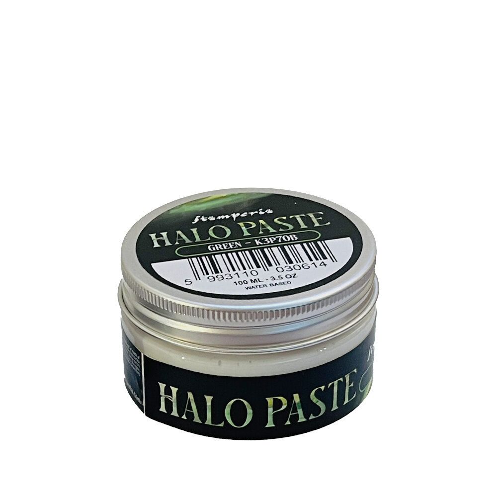Halo paste, Stamperia - 1 pot de 100ml - couleur : Green - Horizon-creatif